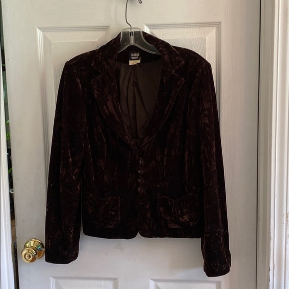 Sharon Young | Jackets & Coats | Sharon Young S Vintage Brown Velvet ...